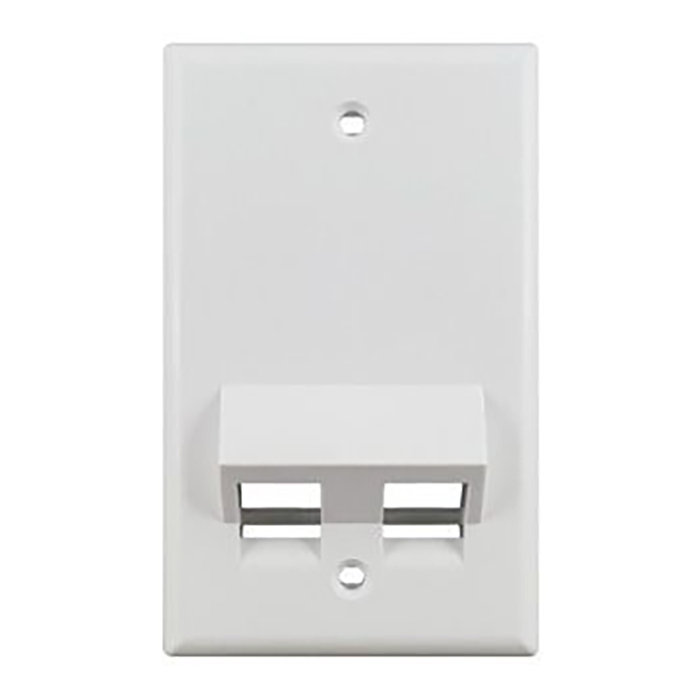 Angled Wall Plates - SCP - Structured Cable Products